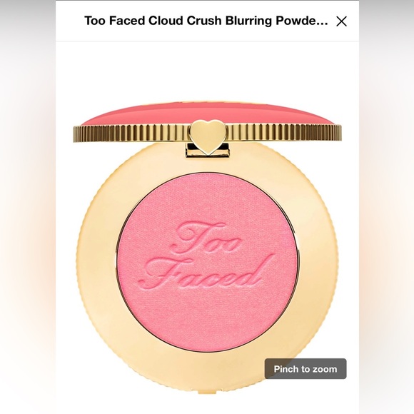 Too Faced | Makeup | Too Faced Cloud Crush Blush Soft Pink | Poshmark